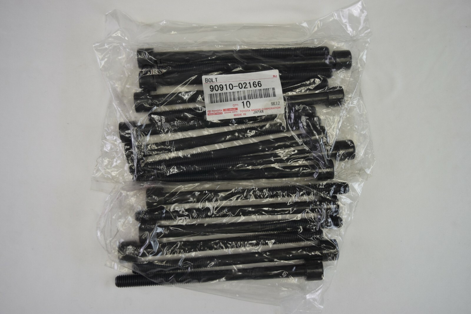 Genuine Toyota Scion Engine Cylinder Head Bolt Set 16 x 9091002166 OEM ...