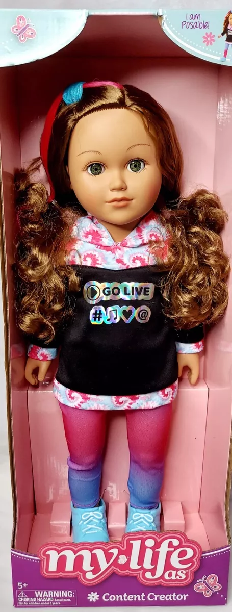 My Life As Poseable Content Creator 18 Inch Doll Blonde 45 Off
