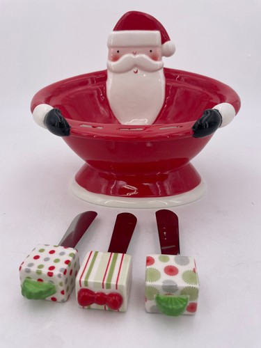 Department 56 - Santa Spreader Bowl Set of Four 8" #92752 | eBay
