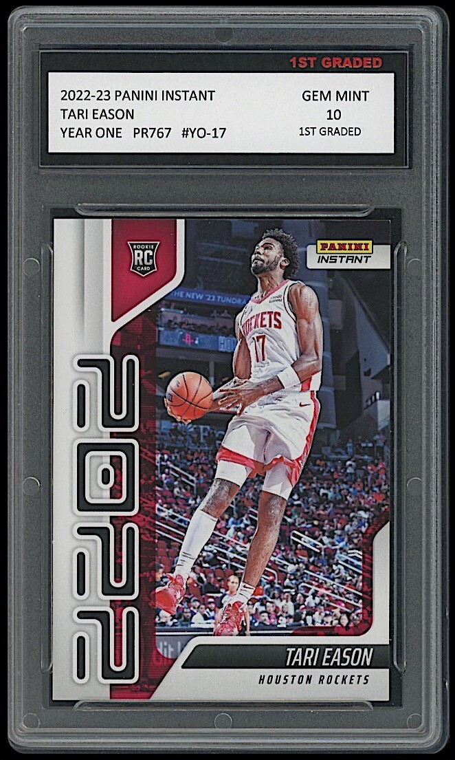 TARI EASON 2022-23 PANINI INSTANT YEAR ONE 1ST GRADED 10 NBA ROOKIE ...