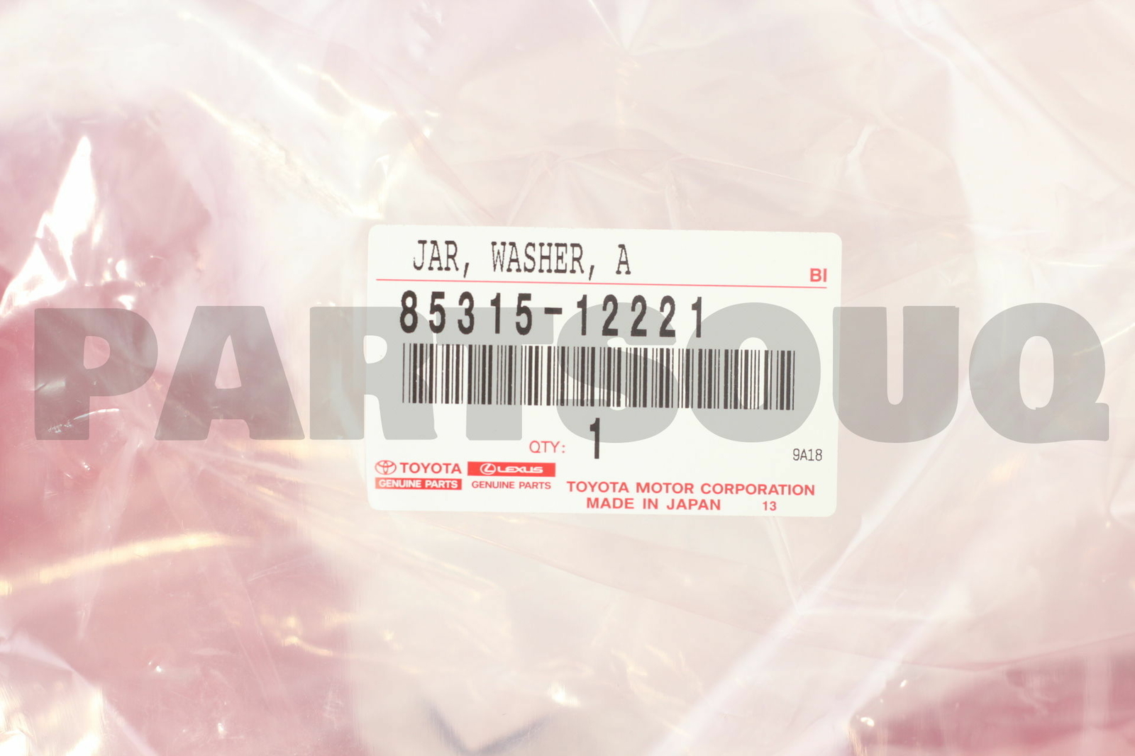 8531512221 Genuine Toyota JAR ASSY, WINDSHIELD WASHER 85315-12221 | eBay