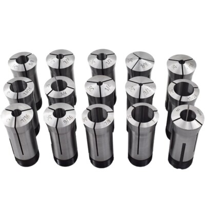 Findmall 15Pcs 5C Collet Set 1/8-1" Mill Collet Holder For CNC ...