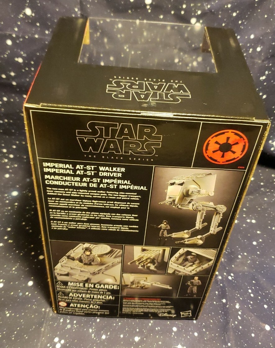Star Wars Black Series Imperial AT-ST Walker & AT-ST Driver Action ...