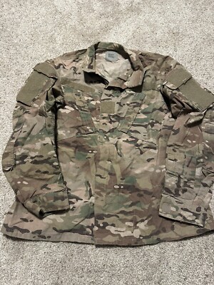 US Army Multicam FRACU Shirt Hook and Loop Cuffs USGI FR Top MEDIUM ...