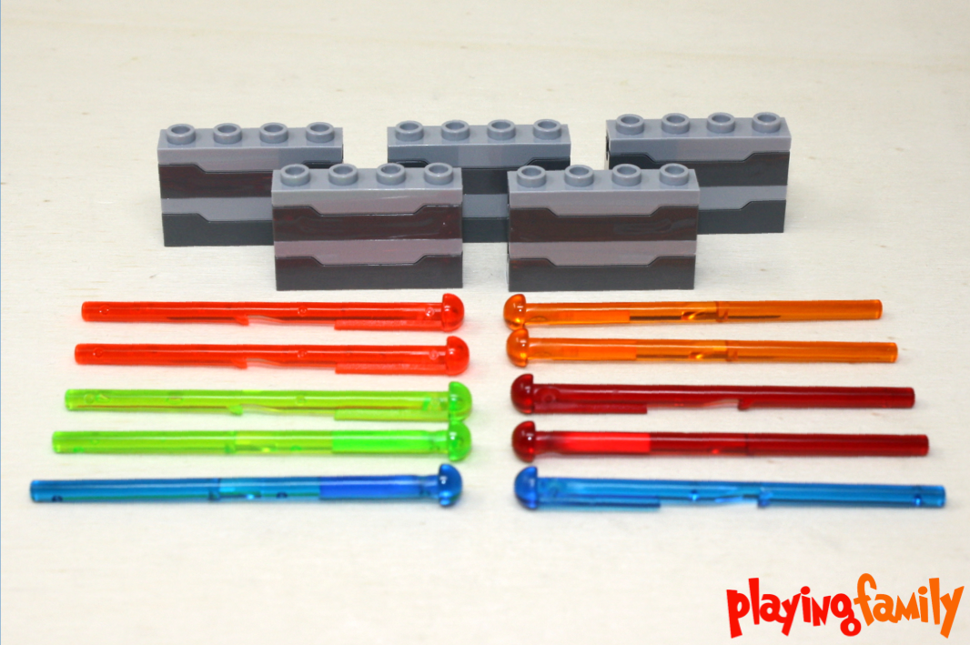 LEGO STAR WARS, Shooter Pack, 20 LEGO®-Teile, Spring Shooter Pfeile, 5 ...