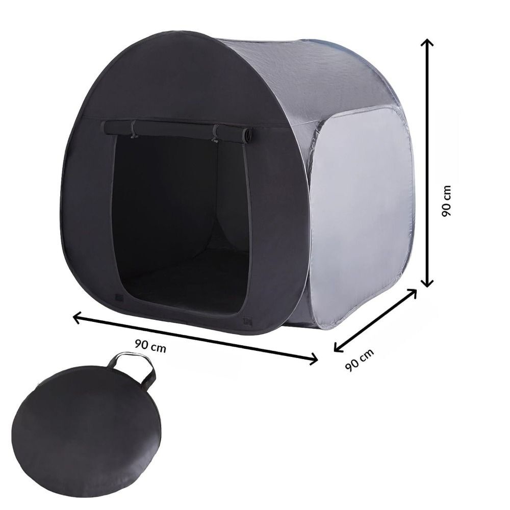 Portable Black Out Sensory Tents Foldable Blackout Tent Autism ASD Kids ...