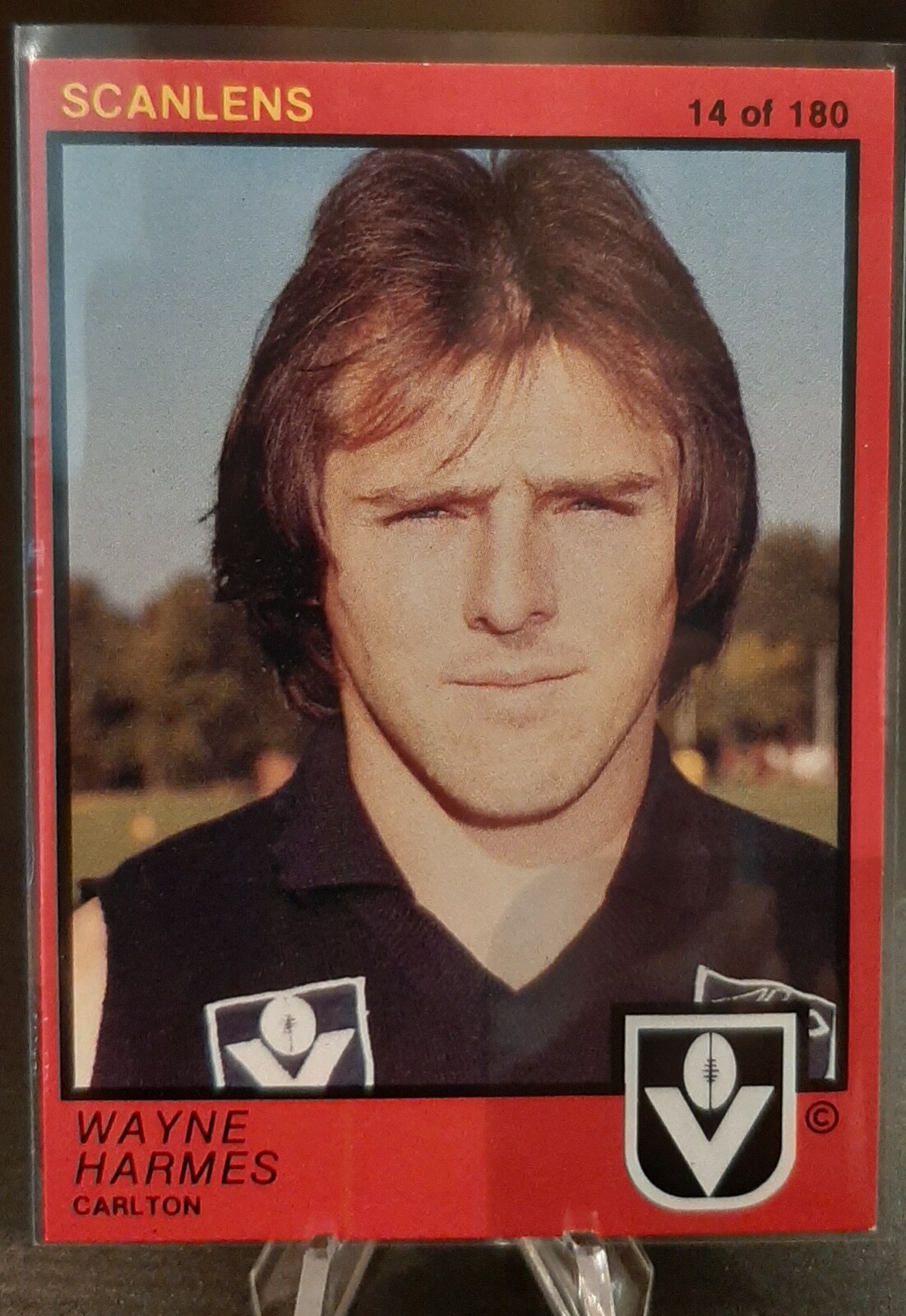 1982 Scanlens – VFL – Wayne Harmes #14 – Carlton | eBay