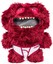 Fugglers Funny Ugly Monster 9 Inch Grin Grin Zebra Print Plush Creature ...
