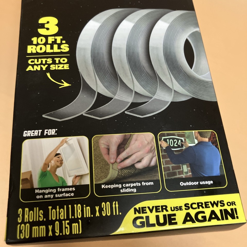 Alien Tape Multifunctional Double Sided Waterproof /3 Rolls Total: 1 ...