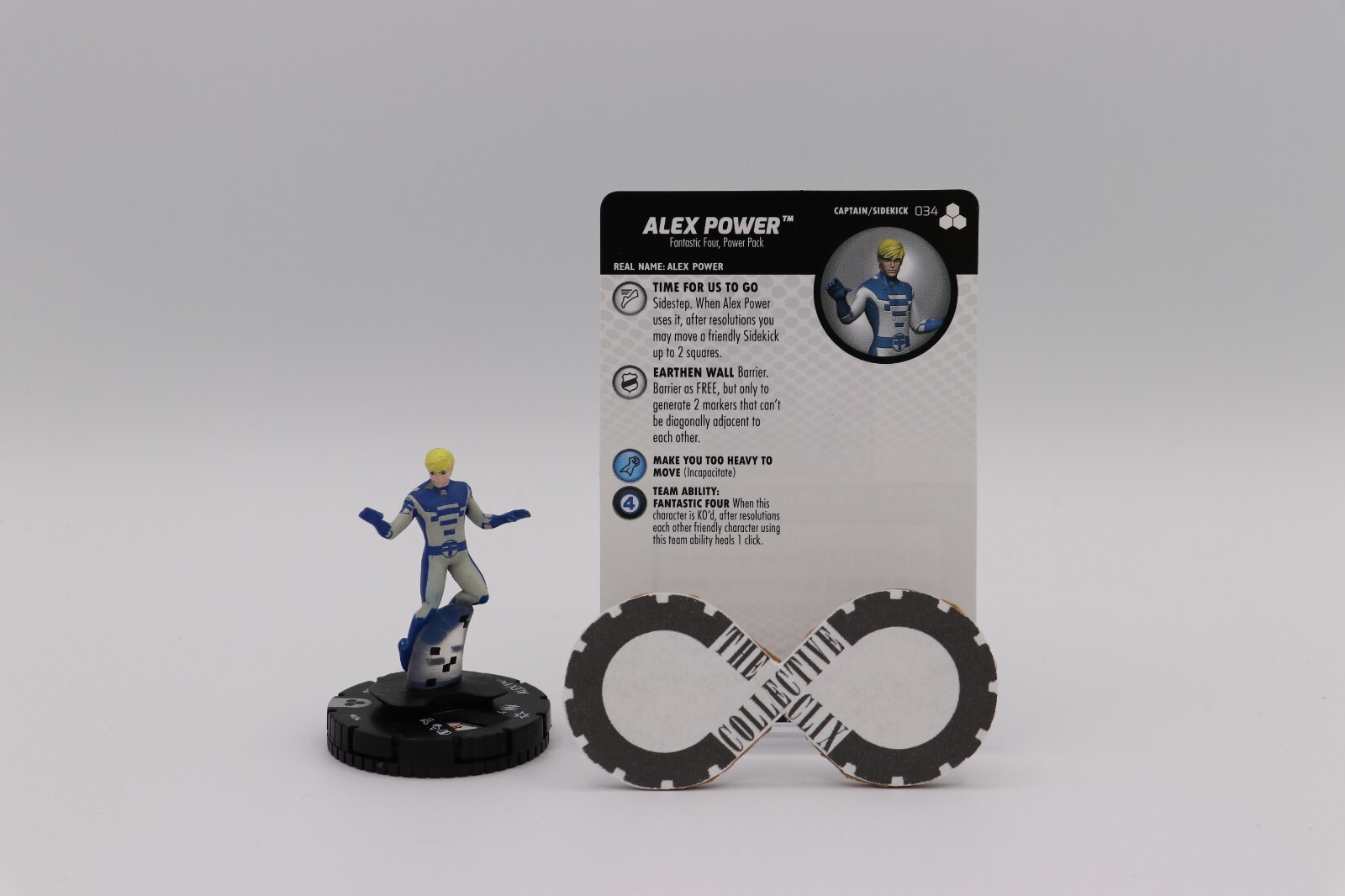 Heroclix - Alex Power 034 - Fantastic Four Future Foundation - Rare w ...