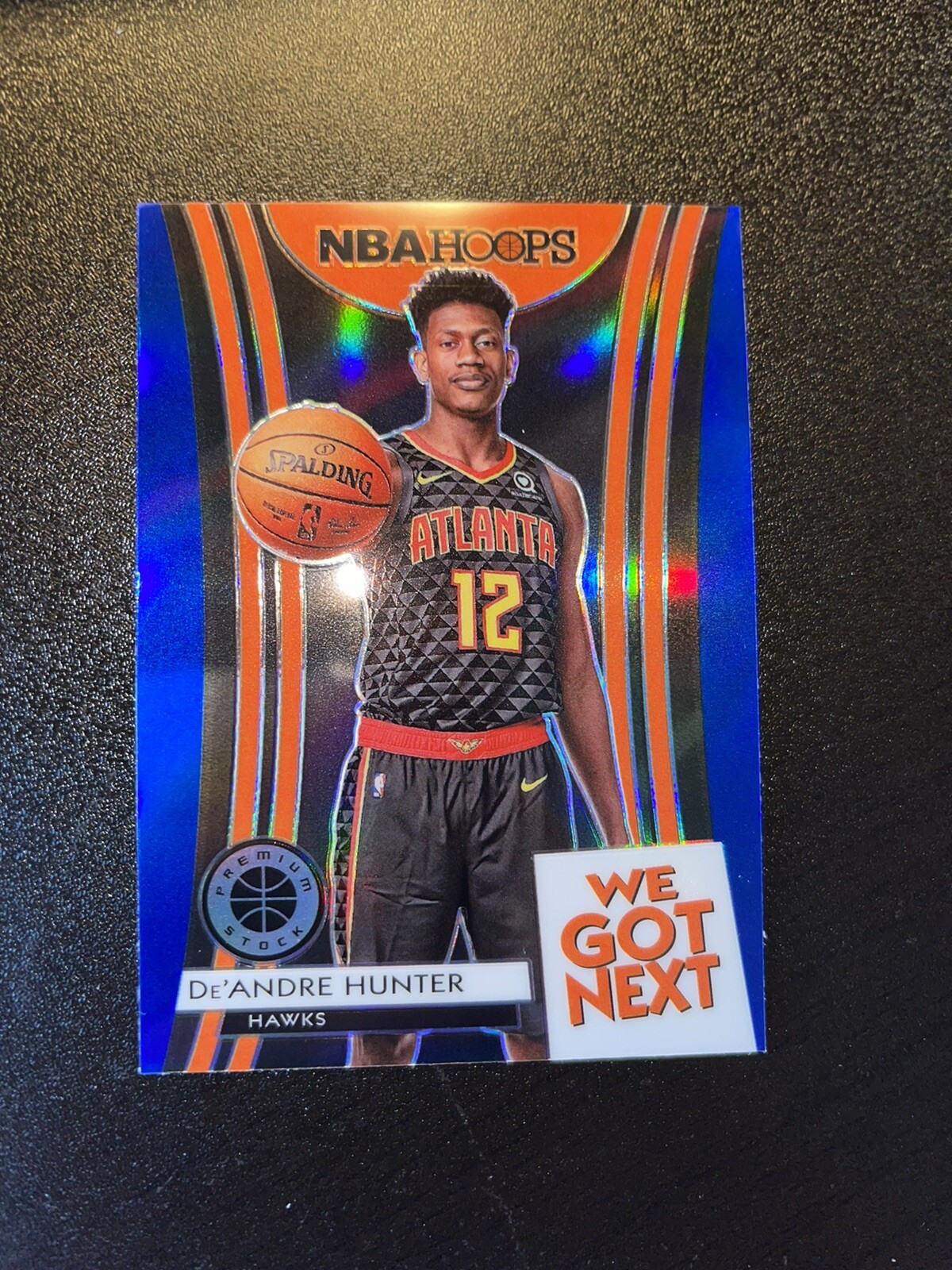 2019 Deandre Hunter NBA Hoops Premium Stock We Got Next SP Blue Prizm ...