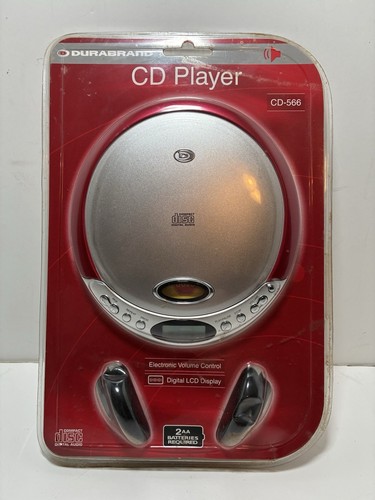Durabrand CD Player CD-566 - Red And Silver, Comes With Headphones ...