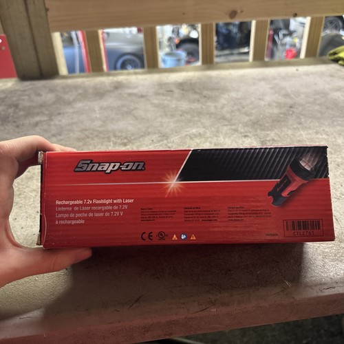Snap-on Tools NEW 7.2v Flashlight 200 LUMEN 14.4V CTLZ761 Bare Tool NO ...