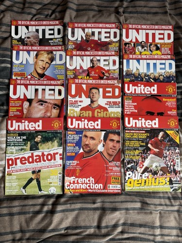 Manchester United Magazine - 2001, 12 issues. Issues 98 - 109 | eBay