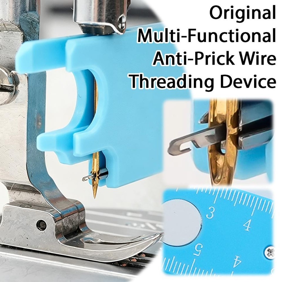 Needle Threader Tool,Anti-Prick Needle Threader for Sewing Machine ...