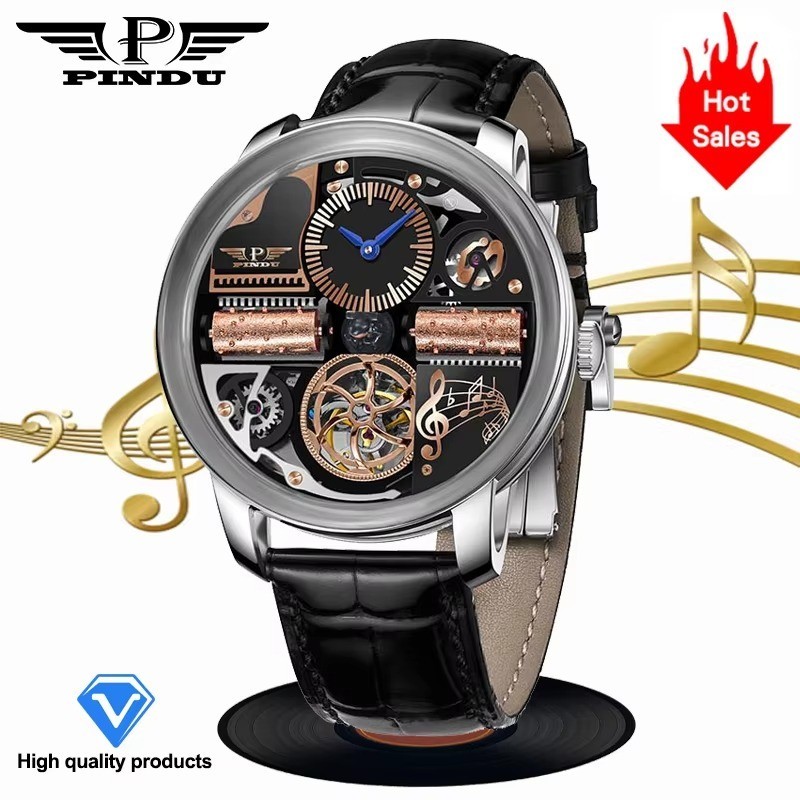 2025 NEW PINDU Design Music Series Machinery Watch Men | eBay