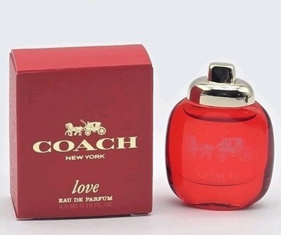 Coach Love Eau de Parfum EDP Perfume MINI Travel Splash 0.15 oz 4.5 ml ...