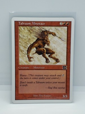 MTG Talruum Minotaur Sixth Edition 210/350 Regular Common | eBay