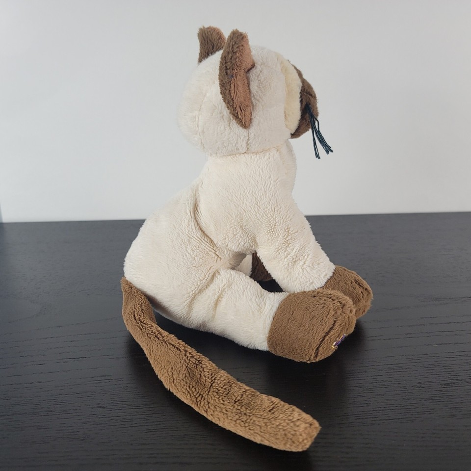 GANZ WEBKINZ SIAMESE CAT KITTEN PLUSH STUFFED ANIMAL No. HM160 - NO ...