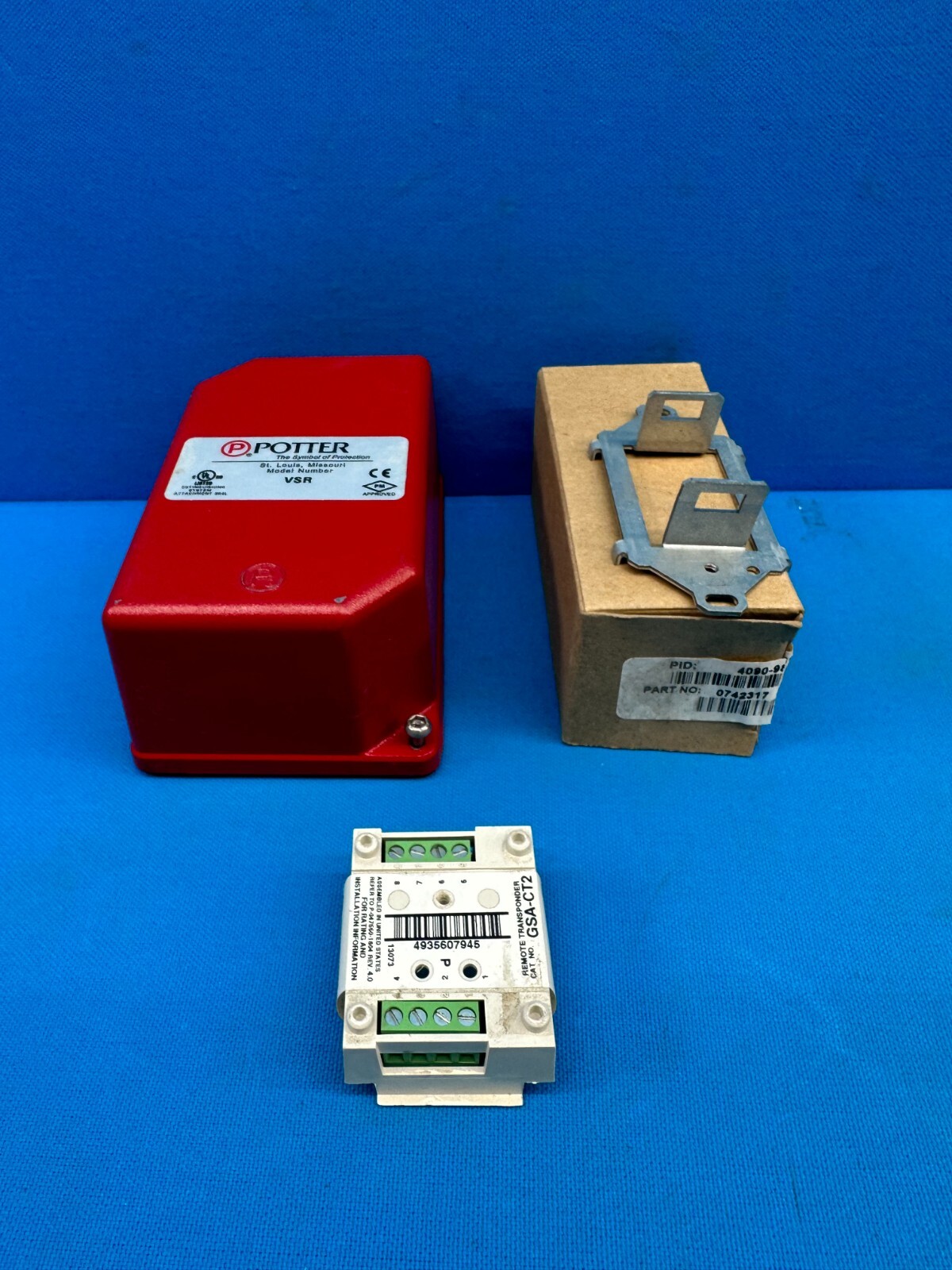 Lot of - Simplex Potter Edwards Fire Alarms / Mount Bracket / Resistor ...