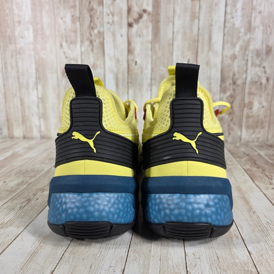 Puma Running Shoes Cell Vive Training Gym Athletic Yellow Black Mens 14 ...