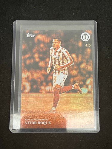 Vitor Roque 2024-25 Topps Simplicidad UCC Base Orange /5 Real Betis | eBay