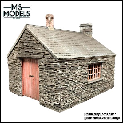 Narrow Gauge Engine Shed Slate 009 OO9/O16.5 for Quarry Hunslet Model ...