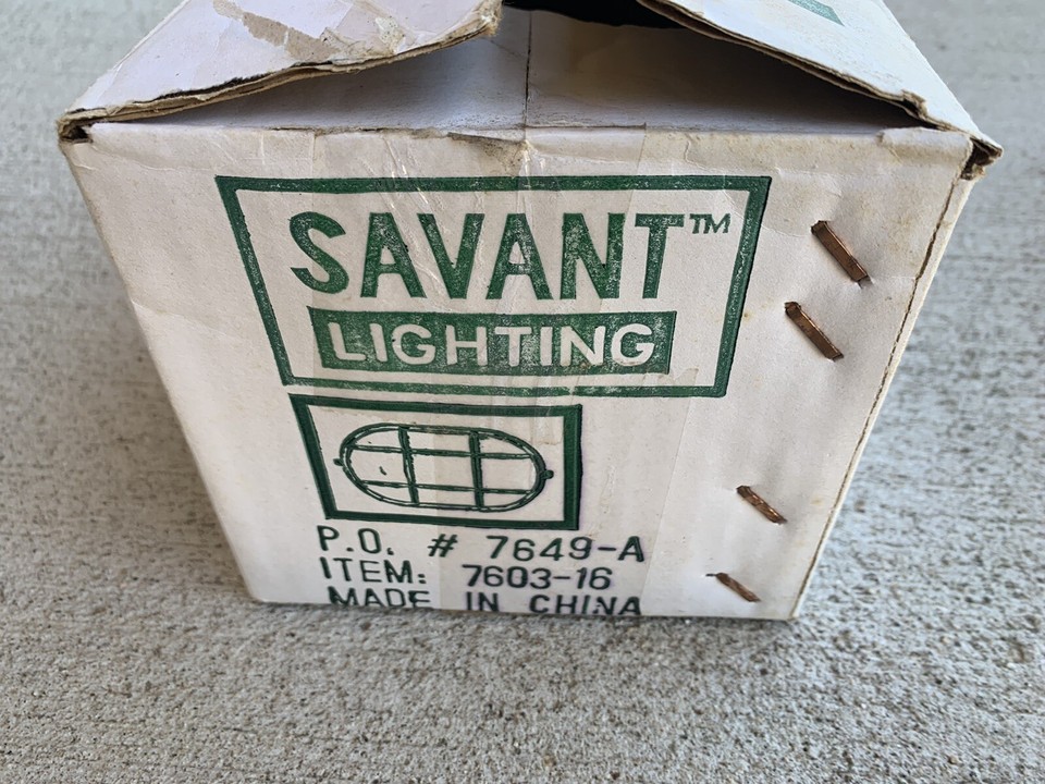 Savant Lighting (7603-16) Light (NIB) | eBay