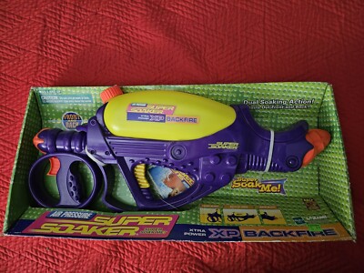 2000 Hasbro Larami SUPER SOAKER Water Gun Blaster XP BACKFIRE | eBay