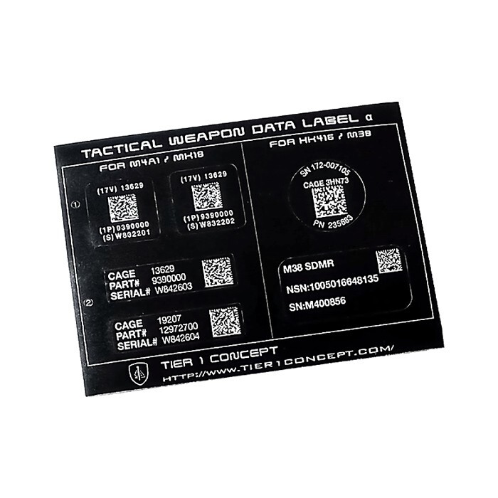 Tactical Data Matrix / QR Code Plastic | Grelly USA
