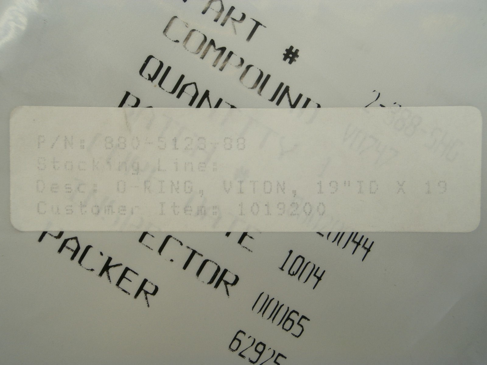 Parker Seals 2-388-SHG O-Ring Ultra Parofluor Seal 880-5123-88 1019200 ...