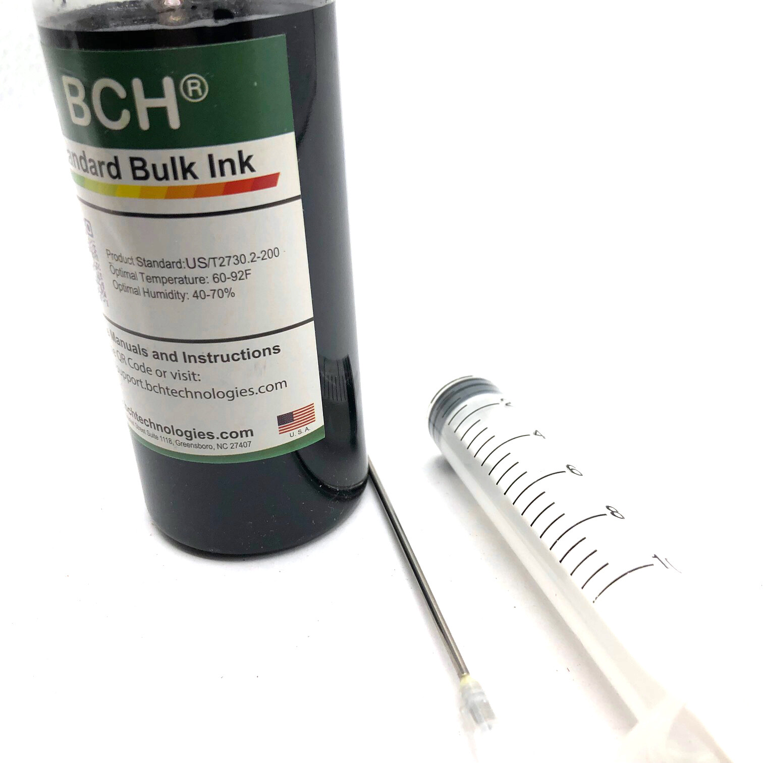 Universal Refill Ink for All Printers - 100 ml Black Dye Ink with ...