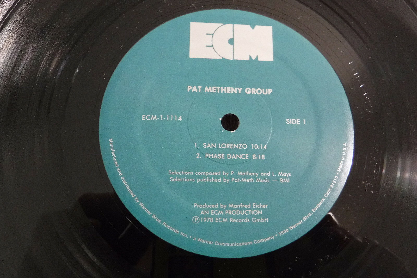 Pat Metheny Group, ECM 1-1114, 1978 Jazz Fusion Lyle Mays/Mark Egan/Dan ...