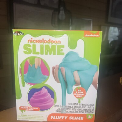 Cra-Z-Art Nickelodeon Slime "Fluffy Slime" Kit - Includes Everything ...