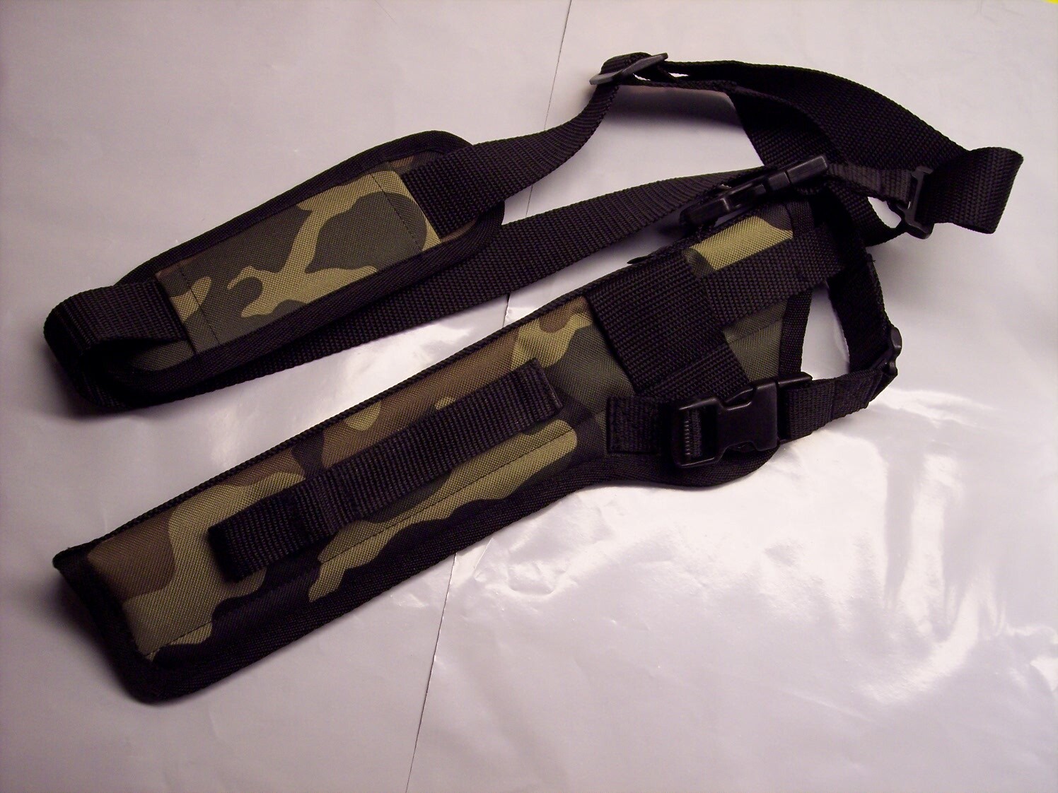 R/L Black /Camo Shoulder / Bandoleer Holster MOSSBERG 590 SHOCKWAVE ...
