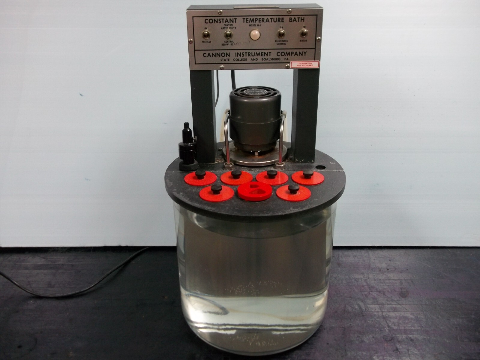 CANNON INSTRUMENT CONSTANT TEMPERATURE KINEMATIC VISCOSITY BATH ASTM ...