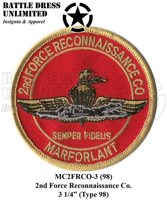 2nd Force Reconnaissance Company Patch (Marine Corps USMC Recon) | eBay