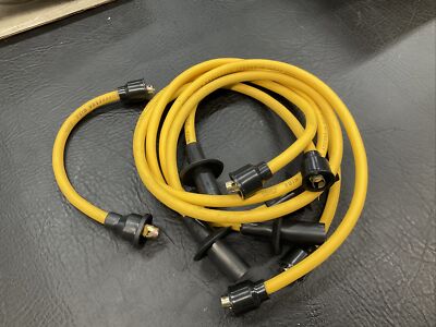 AirCooled Type 1 Spark Plug Wire Set 8mm "Yellow” Prt# AC998016B | eBay