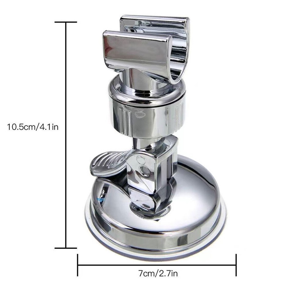 Handheld Shower Head Holder Suction cup Adjustable Wall Mounted ...