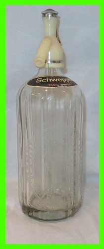 Vintage Schweppes Soda Water Syphon Acid Etched by Appt | eBay