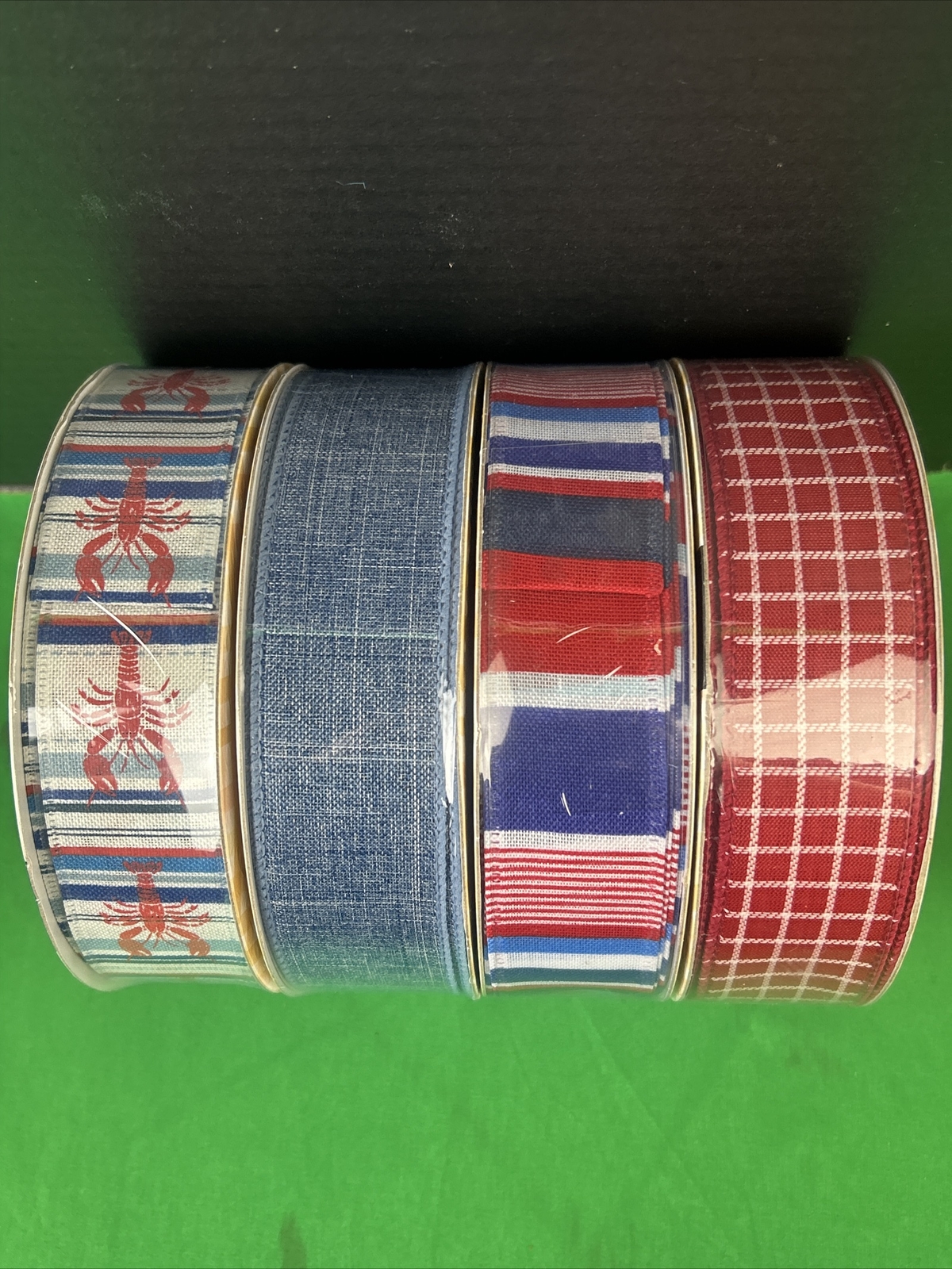 4 PACK BUNDLE Member's Mark Premium Wired Ribbon 1.5" Wide x 50 Yards ...