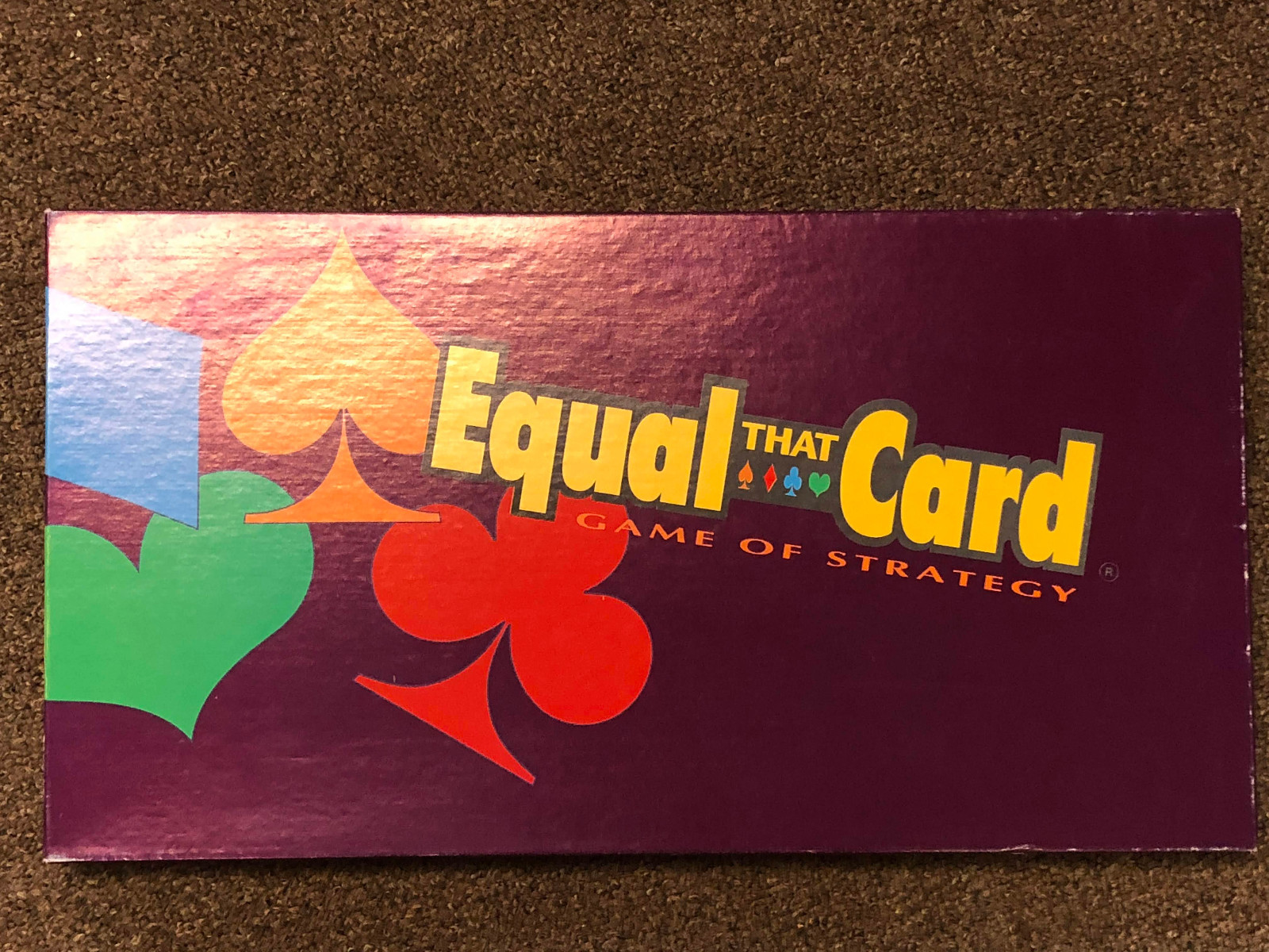 Equal That Card Game Of Strategy Landmark Games and Toys Complete | eBay