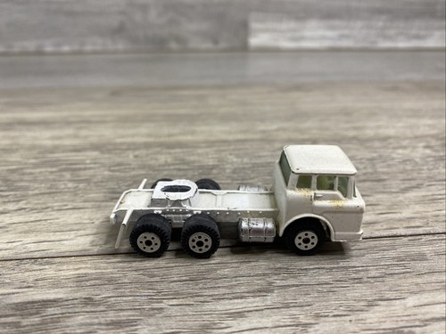 Yatming 6 Wheel Semi Truck Cabover White | eBay