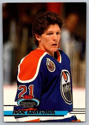 1993-94 Stadium Club Igor Kravchuk Edmonton Oilers #204 | eBay