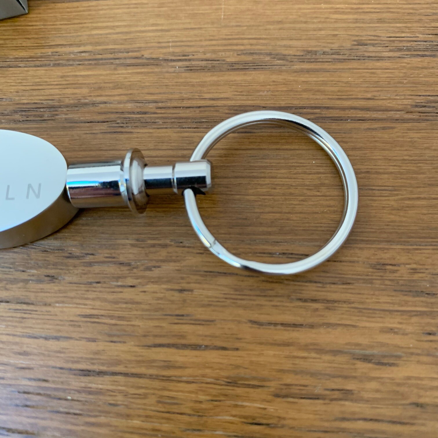 Lincoln Key Ring Silver Aluminum Chrome Detachable Valet Keychain | eBay