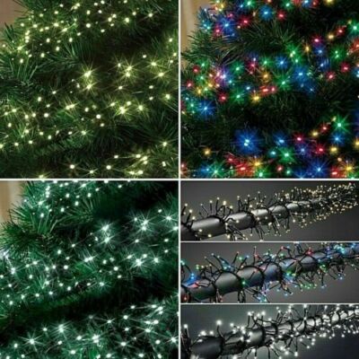 2000LED Cluster Lights String Fairy Indoor Outdoor Christmas Xmas Tree ...