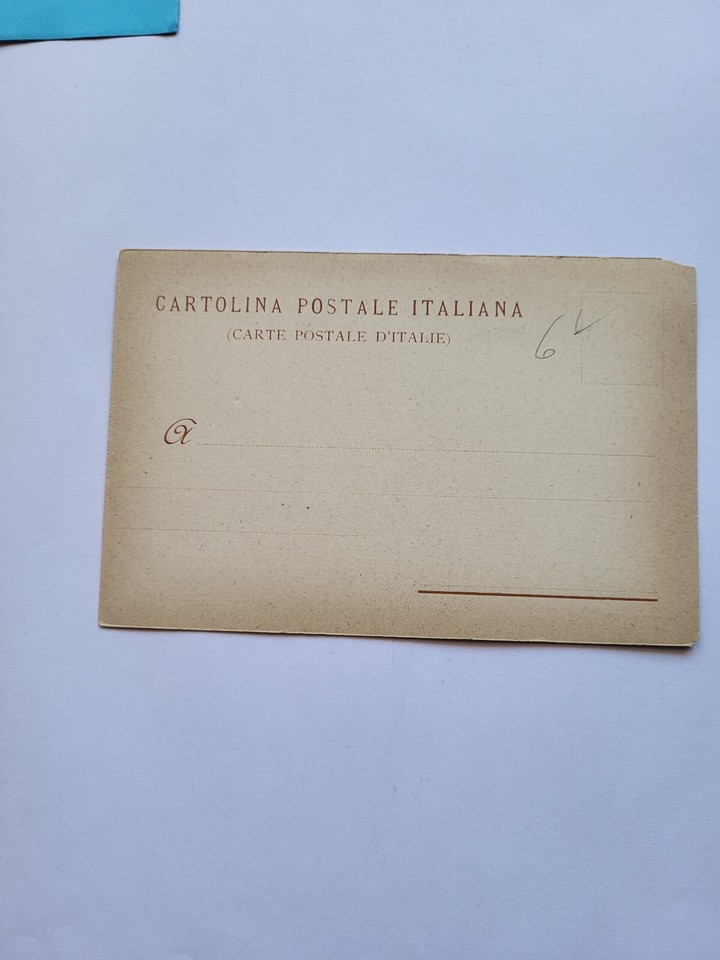 Vintage Old Postcard Genova Italy Panorama Cartolina Postale Italiana ...