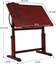 Wood Drafting Table,Artist Drawing Table with Height Adjustable ...