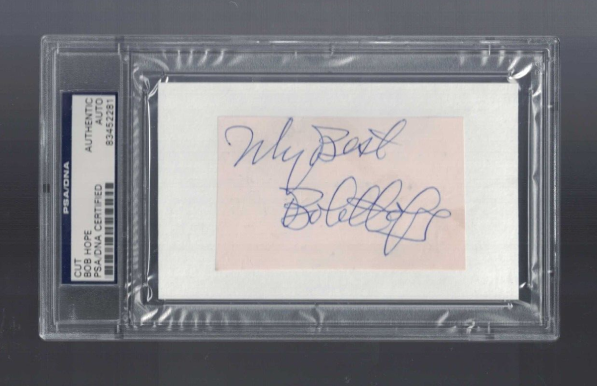 Bob Hope Autograph Bob Hope Autographed 8" X 10" Black & White