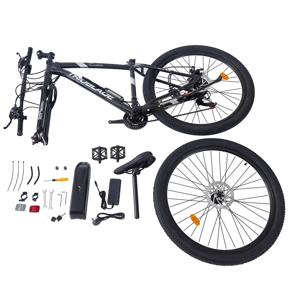 27.5" Mountain Bicycle E-Bike Electric Bike 21 speed 250W 36V 10.4Ah 15 ...